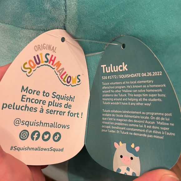 Squishmallows | Toys | Nwt Squishmallows Ultra Rare Tuluck The Cow 6 ...